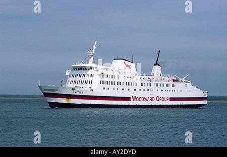 The ferry Apollo arrives at St Barbe at the north of Newfoundland from ...