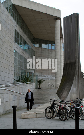 Dublin City Council Offices on Wood Quay Dublin Ireland Stock Photo - Alamy