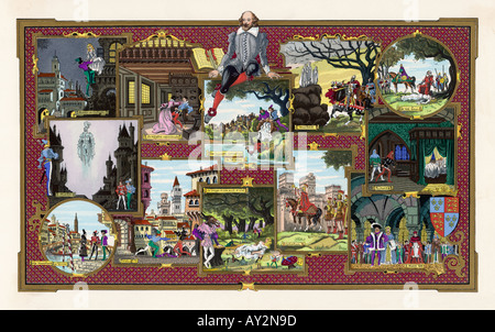 SHAKESPEARE & SCENES Stock Photo - Alamy