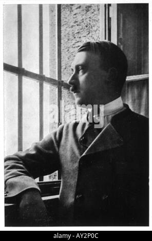 Hitler in his cell in Landsberg, 1924 Stock Photo - Alamy