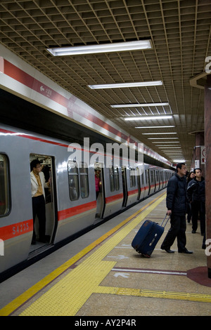Beijing Subway Station March 2008 Stock Photo - Alamy