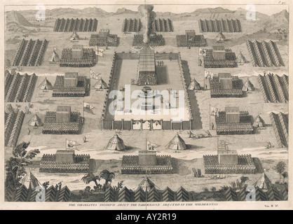 Exodus : the Israelites encamped about the Tabernacle erected in the ...