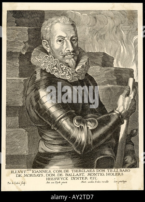 Johann T'Serclaes of Tilly, Count Tilly (1559-1632), one of the supreme ...