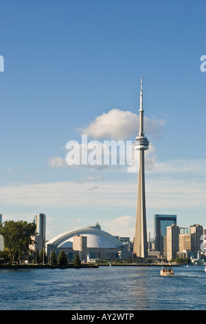 The Skylon tower with a blue cloudy sky background Stock Photo - Alamy