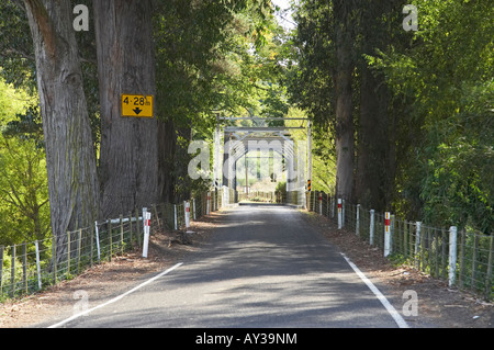 Bridge across Mangaone River Rissington near Napier Hawkes Bay North ...
