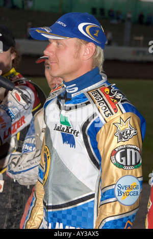 Speedway driver Tony Rickardsson Stock Photo - Alamy
