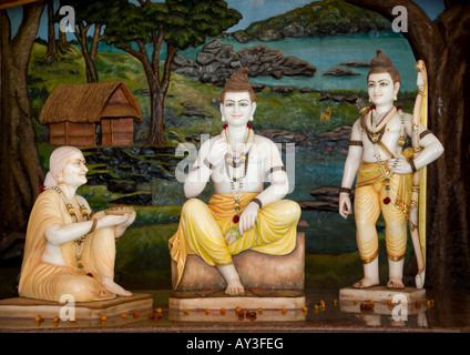 holy lord rama hinduism spiritual hug hanuman monkey god illustration ...