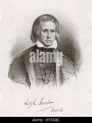 Leigh Hunt: English essayist, poet and writer,19 October 1784 – 28 ...