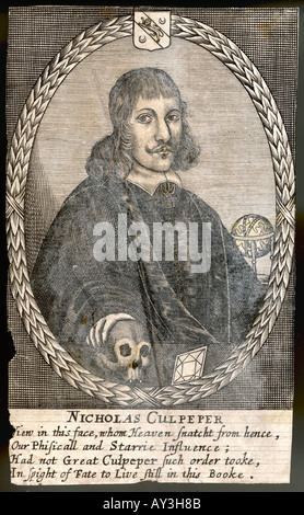Nicholas Culpeper (1616-1654 Stock Photo - Alamy