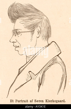 Soren Aabye Kierkegaard Stock Photo - Alamy