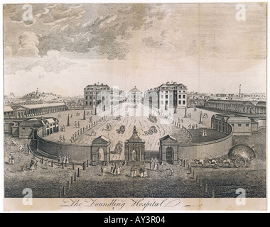 THE FOUNDLING HOSPITAL Guilford Street, London, founded in 1742 by ...