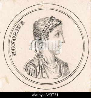 EMPEROR HONORIUS Roman Emperor of the West son of Theodosius I Date ...