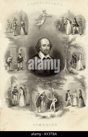 Shakespeare - Comedies Stock Photo - Alamy
