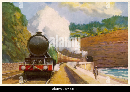 Cornish Riviera Train Stock Photo - Alamy
