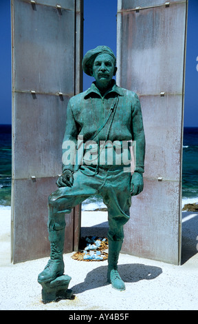 Georgios Grivas Monument, Grivas Landing, Cyprus Stock Photo - Alamy