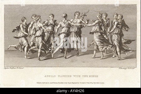 The Muses and Apollo Stock Photo - Alamy