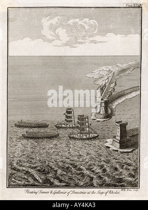 SIEGE OF RHODES 304 BC Stock Photo - Alamy