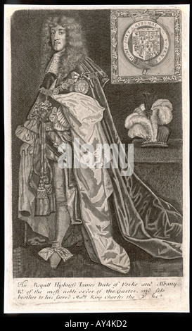 King James 2nd, 1633. – 1701, King of England and Ireland and King ...