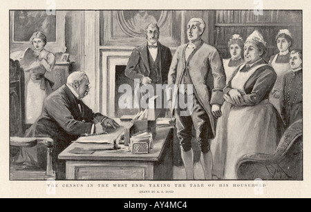 CENSUS IN WEST END HOME Stock Photo - Alamy