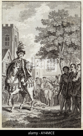 Richard II at the Peasant's Revolt and at the death of Wat Tyler, 1381 ...