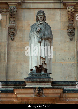Statue of french scientist of the 17th century Blaise Pascal at the ...