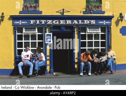 Ireland Co Wicklow Avondale Pub Stock Photo - Alamy