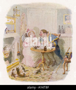 MR BUMBLE AND MRS CORNEY Stock Photo - Alamy