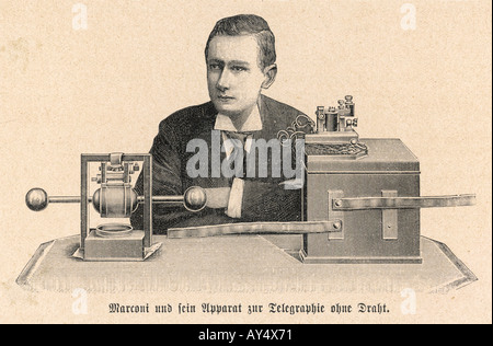 Guglielmo Marconi (1874-1937) Italian physicist and inventor. Pioneer ...