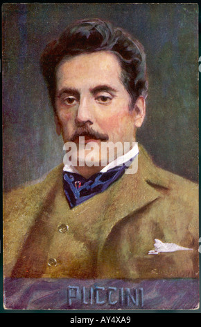 Giacomo Puccini, Italian opera composer Stock Photo - Alamy