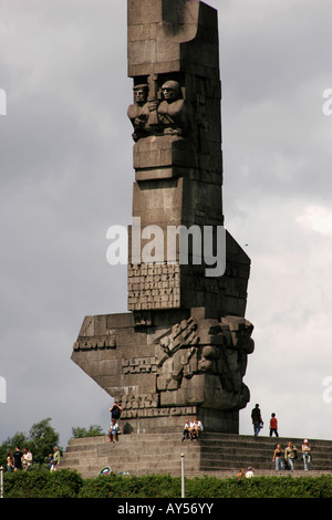 The Westerplatte Monument in Gdańsk, Poland, commemorates Polish ...