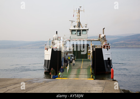 Calmac Ferry 'Loch Alainn' @ Fishnish ferry terminal Sound od Mull ...