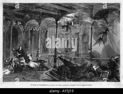 Great Eastern in Gale Stock Photo - Alamy