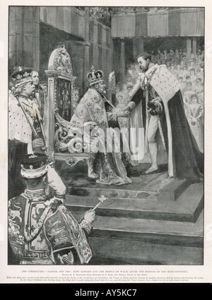 Coronation of Edward VII Stock Photo - Alamy