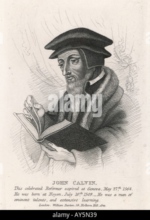 JEAN CALVIN READING Stock Photo - Alamy