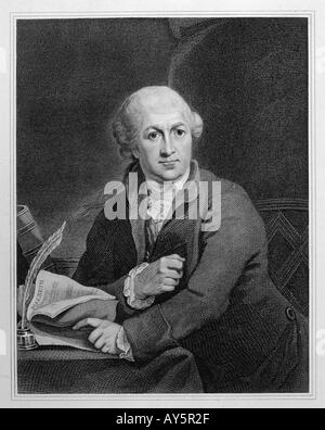 DAVID GARRICK English actor as Macbeth Stock Photo - Alamy