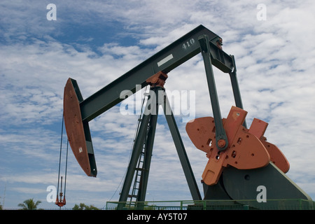 Brunei Nodding Donkey Seria Oil Field Stock Photo - Alamy