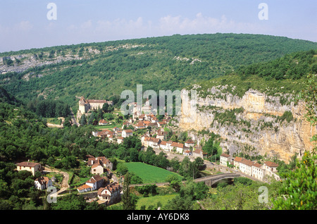 Lot Vallée du Célé Cabrerets Stock Photo: 9718759 - Alamy