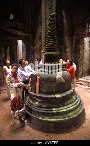 Stupa, Preah Khan, Angkor Wat Temple Complex, Siem Reap, Cambodia ...