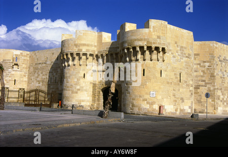 Characteristic View of Fort Qaitbey Citadel Mediterranean Sea ...