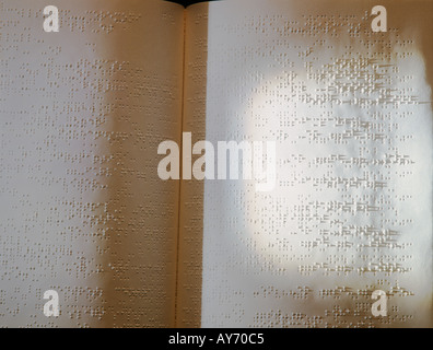BRAILLE SCRIPT FOR BLIND FOUNDED BY LOUIS BRAILLE 1825 Stock Photo - Alamy