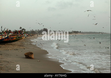 Gunjur beach The Gambia West Africa Stock Photo - Alamy