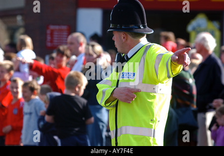 A British male traffic police officer of the Gloucestershire ...