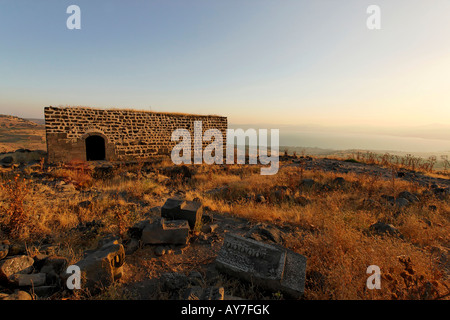 The Golan Heights Hurvat Kanaf remains of a Jewish village from the 6th ...