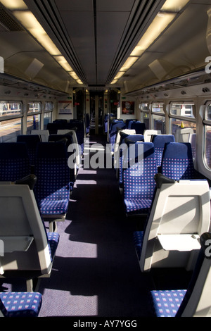 Interior of First Capital Connect Commuter Train Stock Photo - Alamy