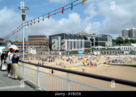 Beach and Seafront at Bournemouth Southern England UK Entertainment ...