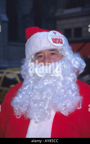 Santa claus and santa's helper in sunglasses on a white background ...