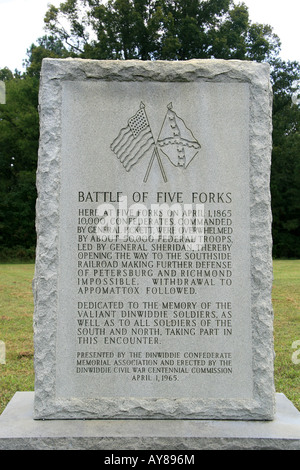 Battle of Five Forks, Virginia, American Civil War Stock Photo - Alamy