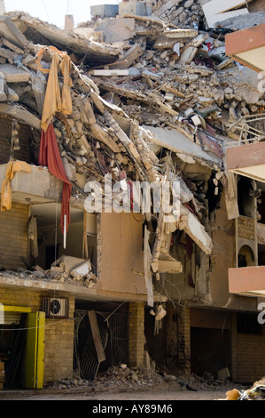 Destroyed buildings in southern Lebanon as seen from northern Israel ...