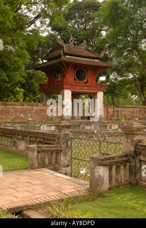 Temple of literature called Van Mieu is one of the principal touristic ...