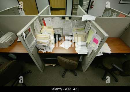 Moving in or moving out of small cubicle space in highrise office ...